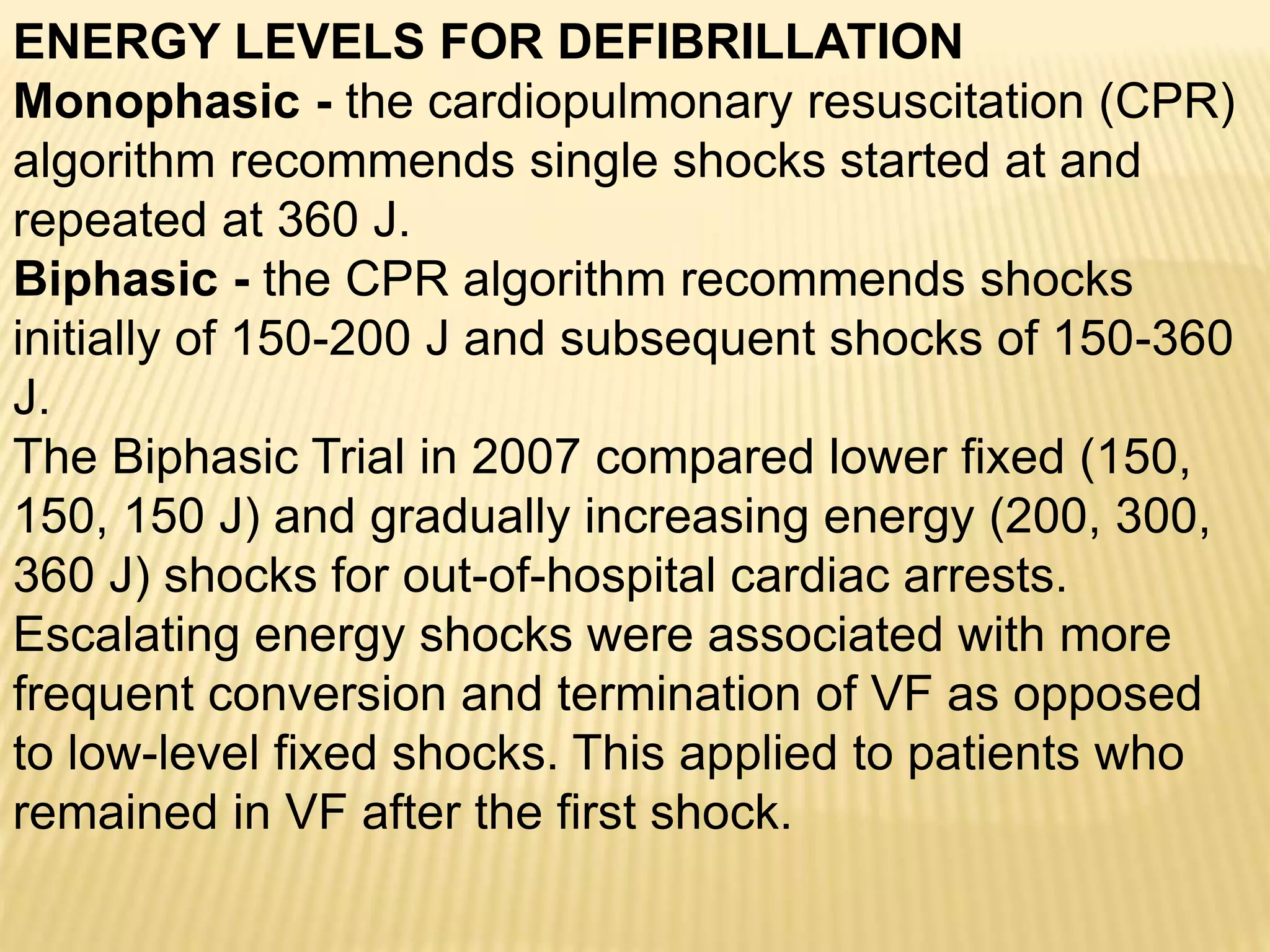 Defibrillation | PPTX