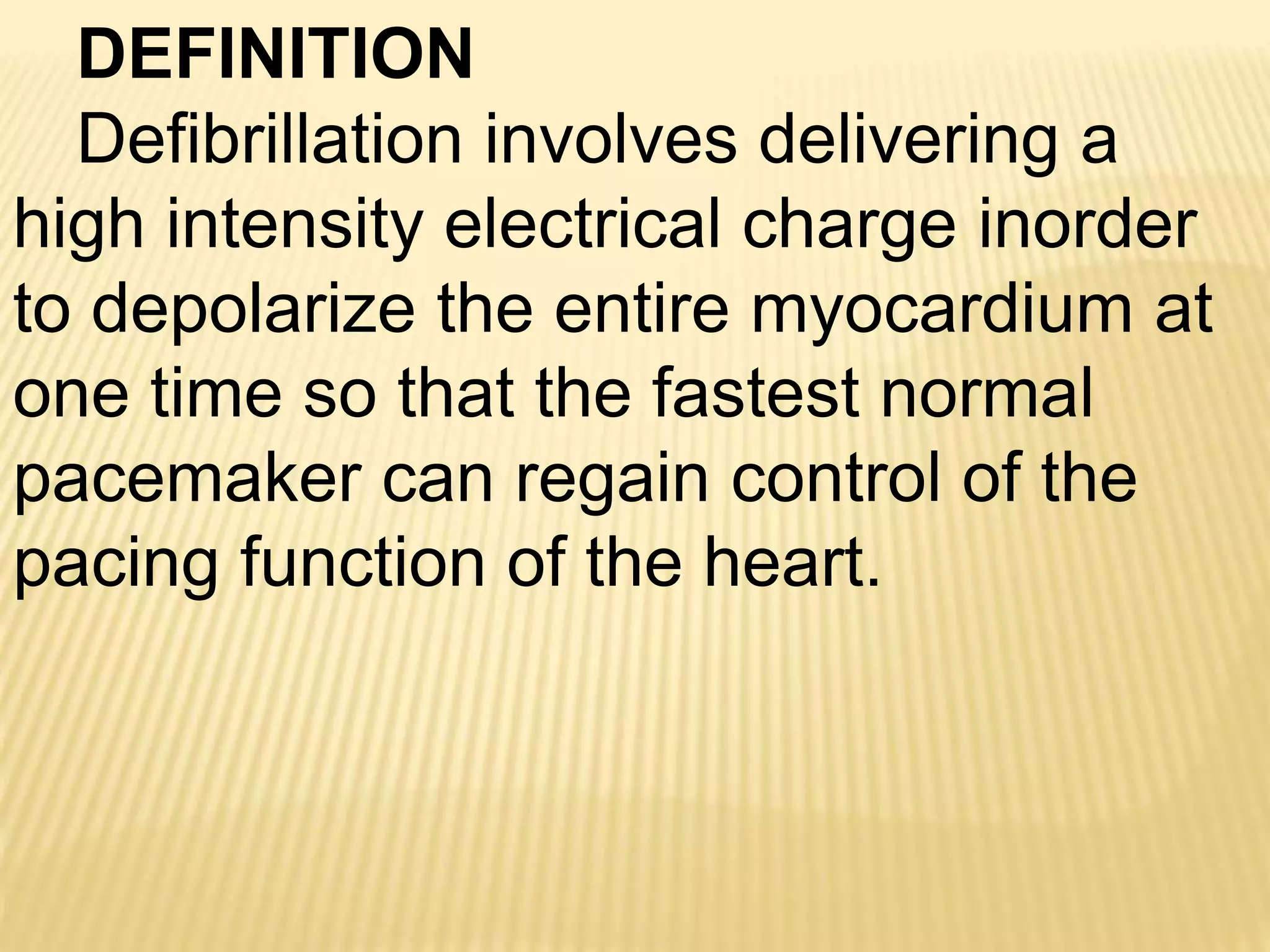 Defibrillation | PPTX