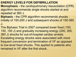 Defibrillation | PPTX