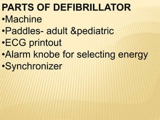 Defibrillation | PPTX