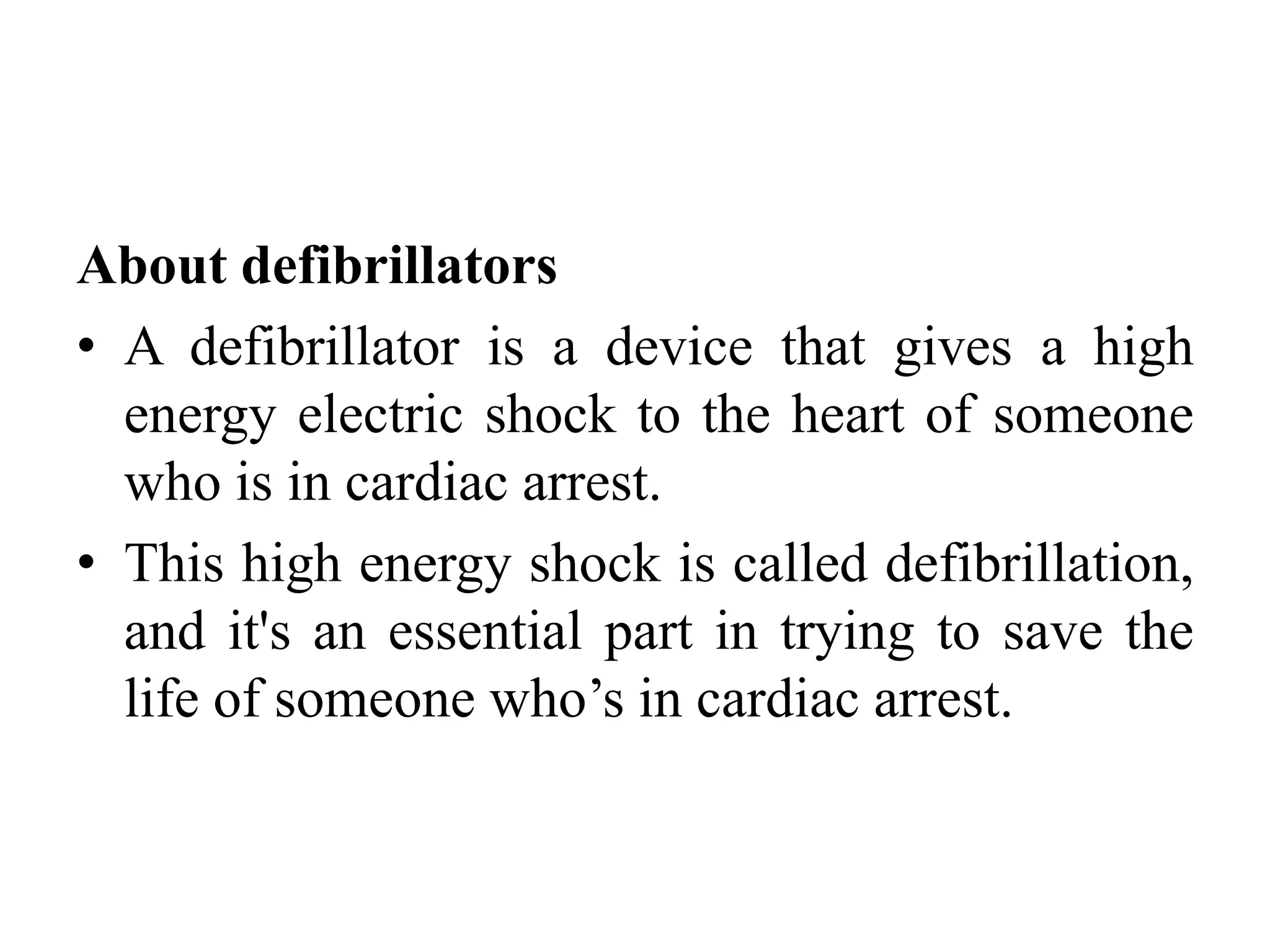 Defibrillator PPT | PPTX