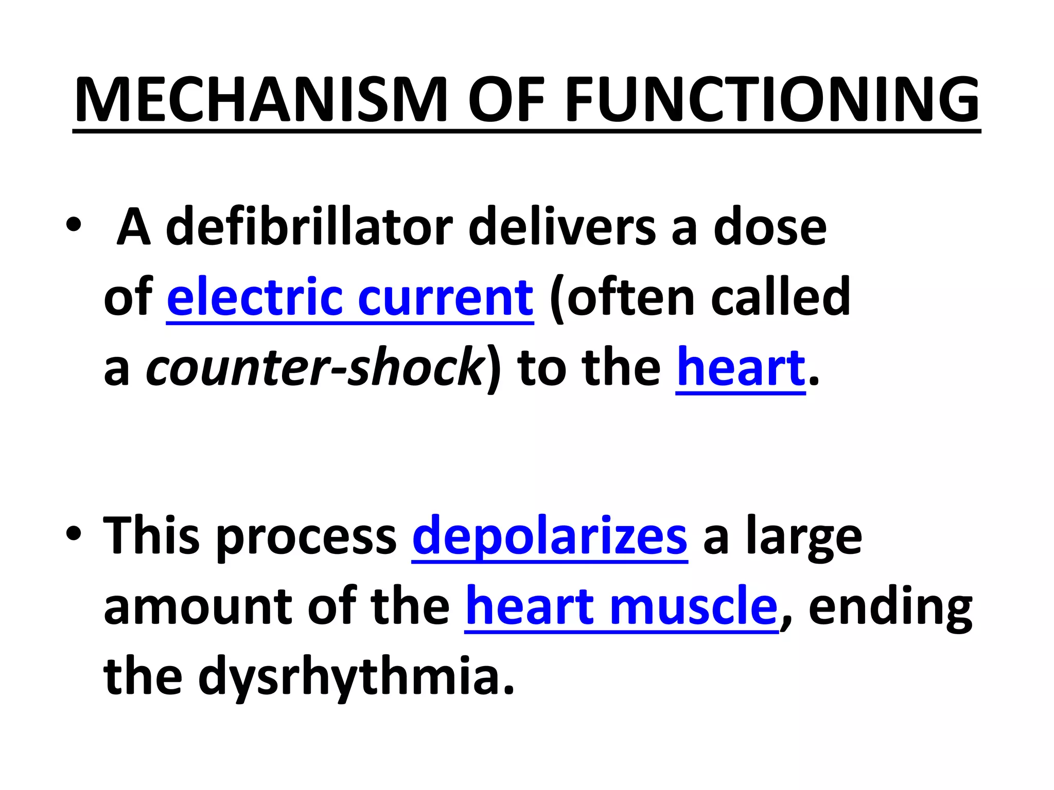 DEFIBRILLATOR | PPTX
