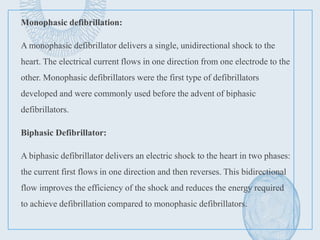 Defibrillator.pptx | First Aid | Injuries