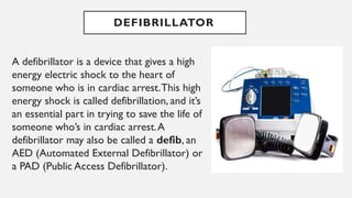Defibrillator.pptx biomedical instrument | PPT