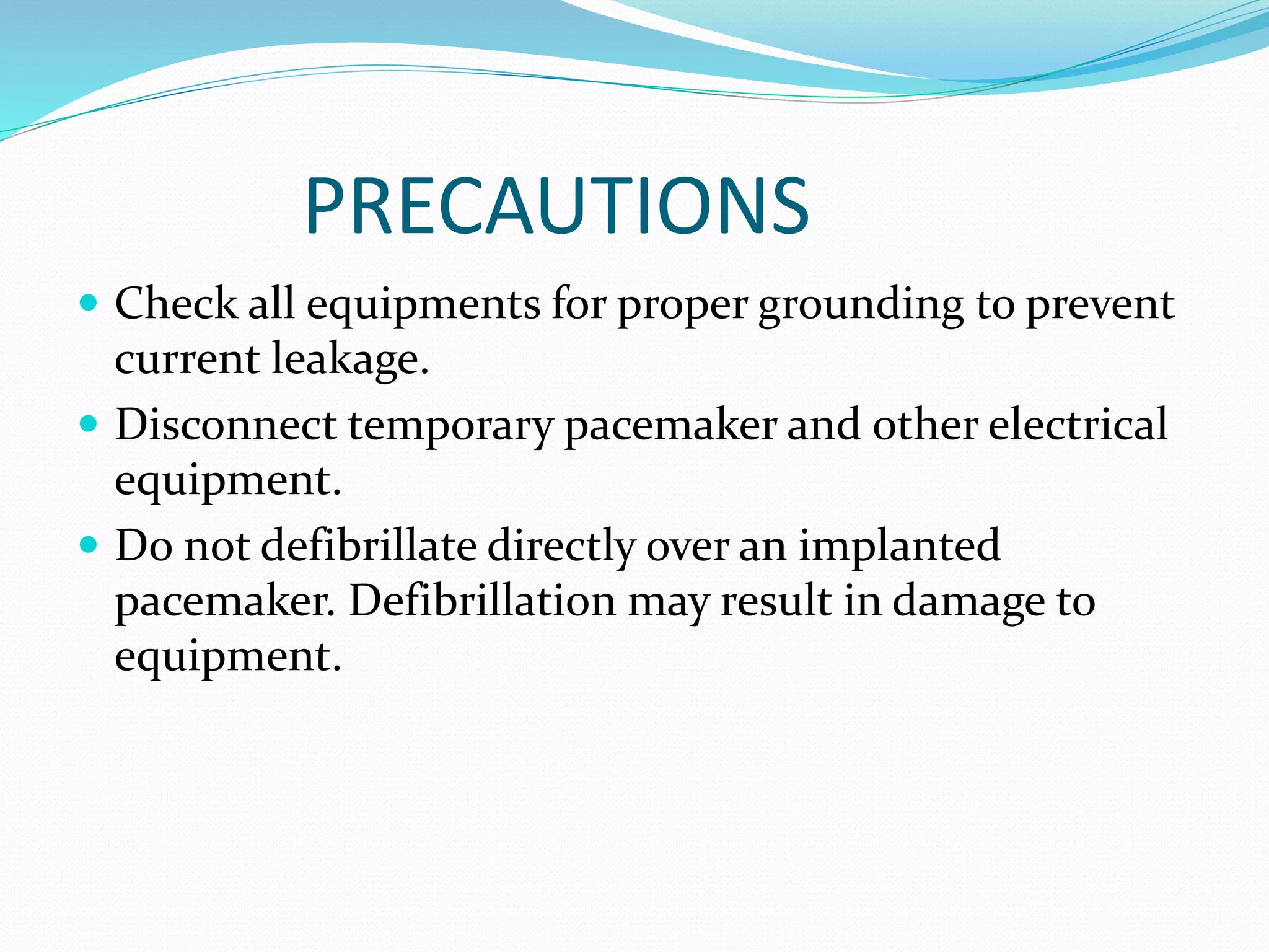 Defibrillator power point presentation for medical students | PPTX