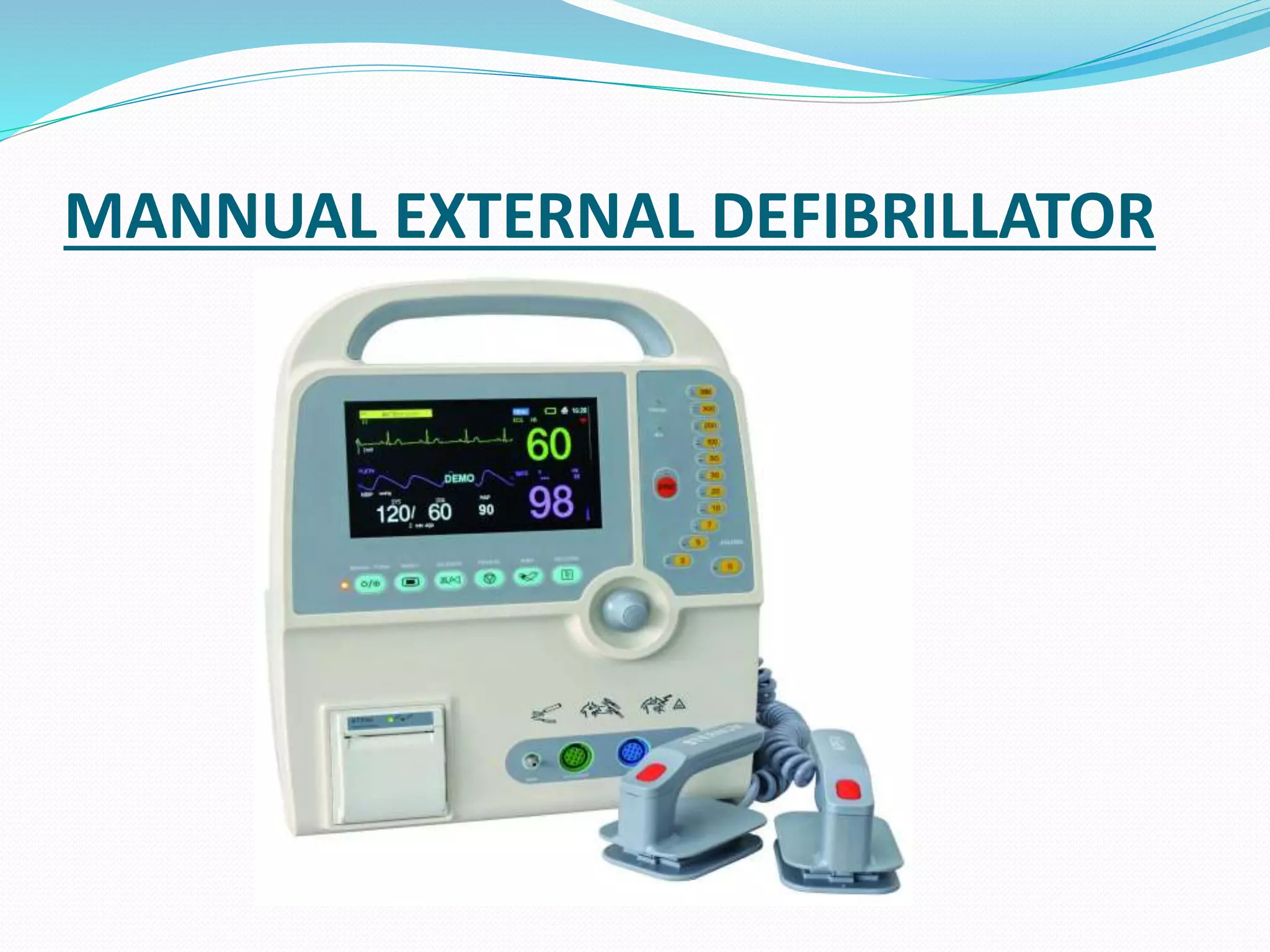 Defibrillator power point presentation for medical students | PPTX