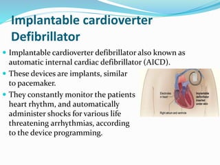 Defibrillator power point presentation for medical students | PPTX