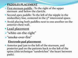 Defibrillator power point presentation for medical students | PPTX