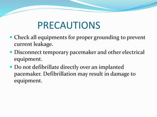 Defibrillator power point presentation for medical students | PPTX