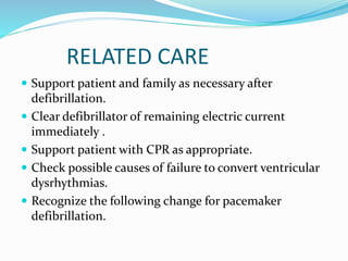 Defibrillator power point presentation for medical students | PPTX