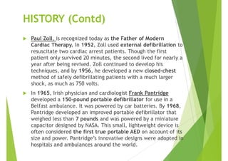DEFIBRILLATOR – Concept & Current Usage latest | PDF