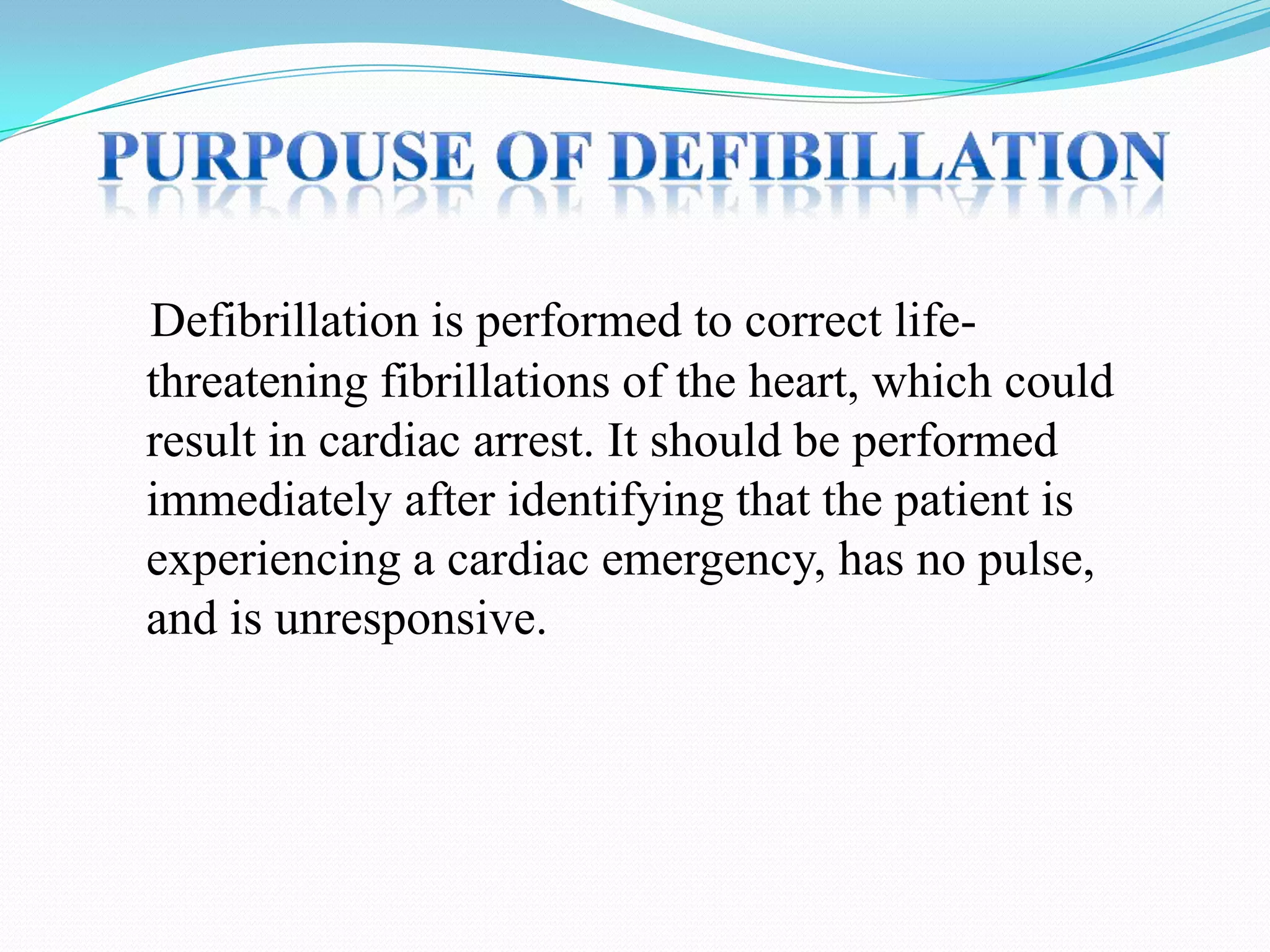 Defibrillator (ppt) | PPTX