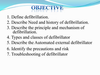 Defibrillator (ppt) | PPTX