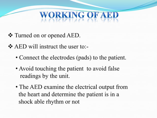 Defibrillator (ppt) | PPTX | First Aid | Injuries