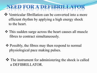 Defibrillator (ppt) | PPTX