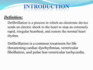 Defibrillator (ppt) | PPT