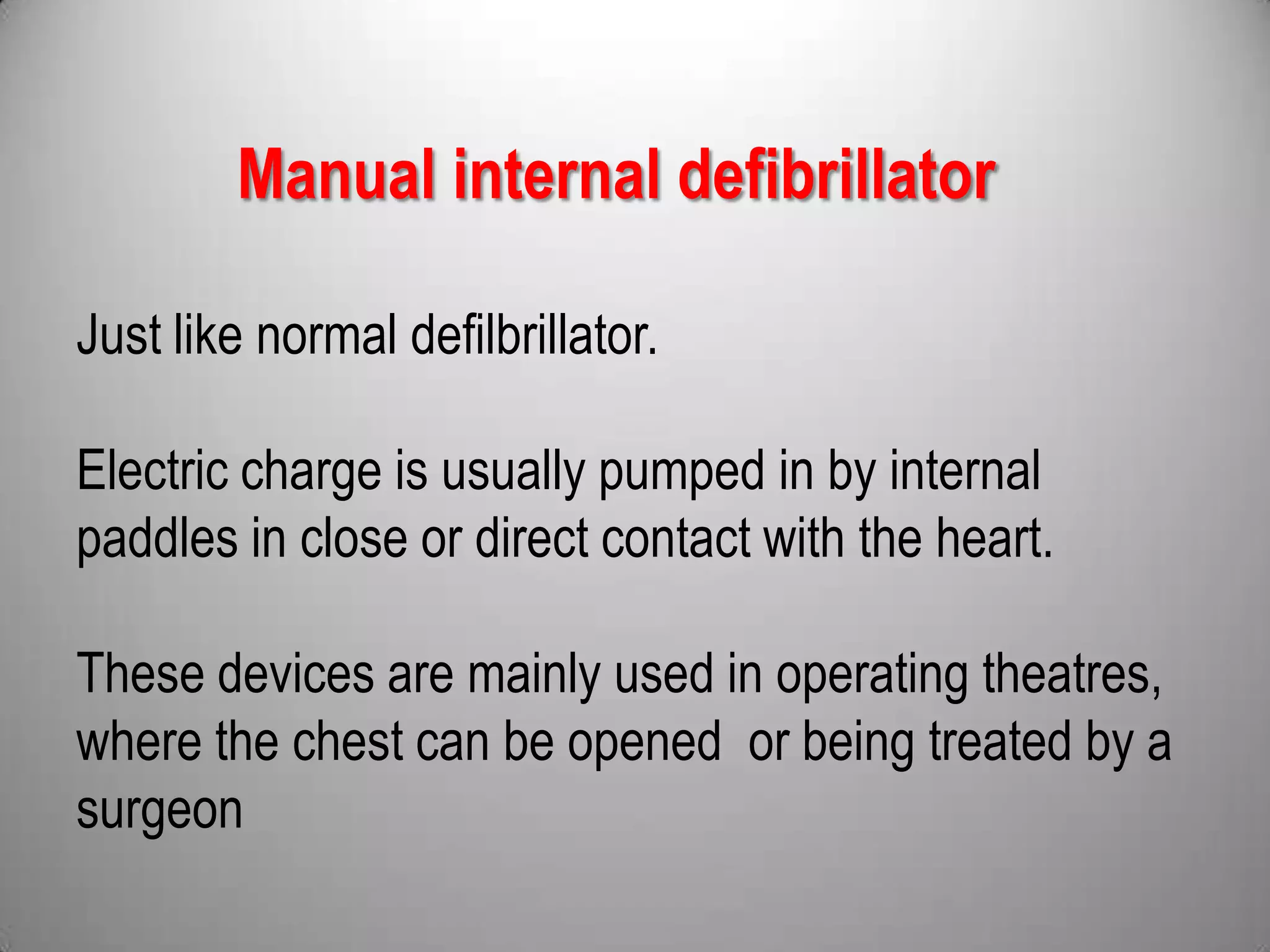 Defibrillators | PPTX