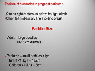 For Pediatric Defib Paddles