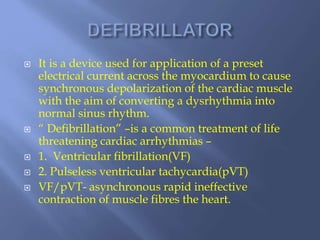 Defibrillators | PPTX | First Aid | Injuries