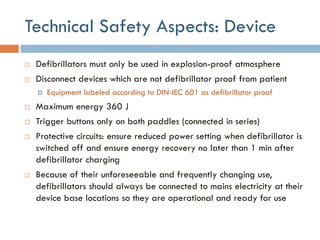 Lecture of introduction for medical Equipment -defibrillators | PPT