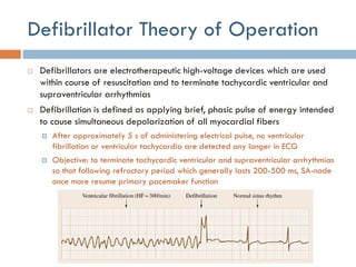 Lecture of introduction for medical Equipment -defibrillators | PPT
