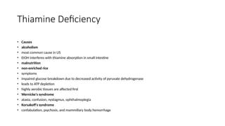 deficiencies-Vitamins additional home science bsc agriculture | PPTX