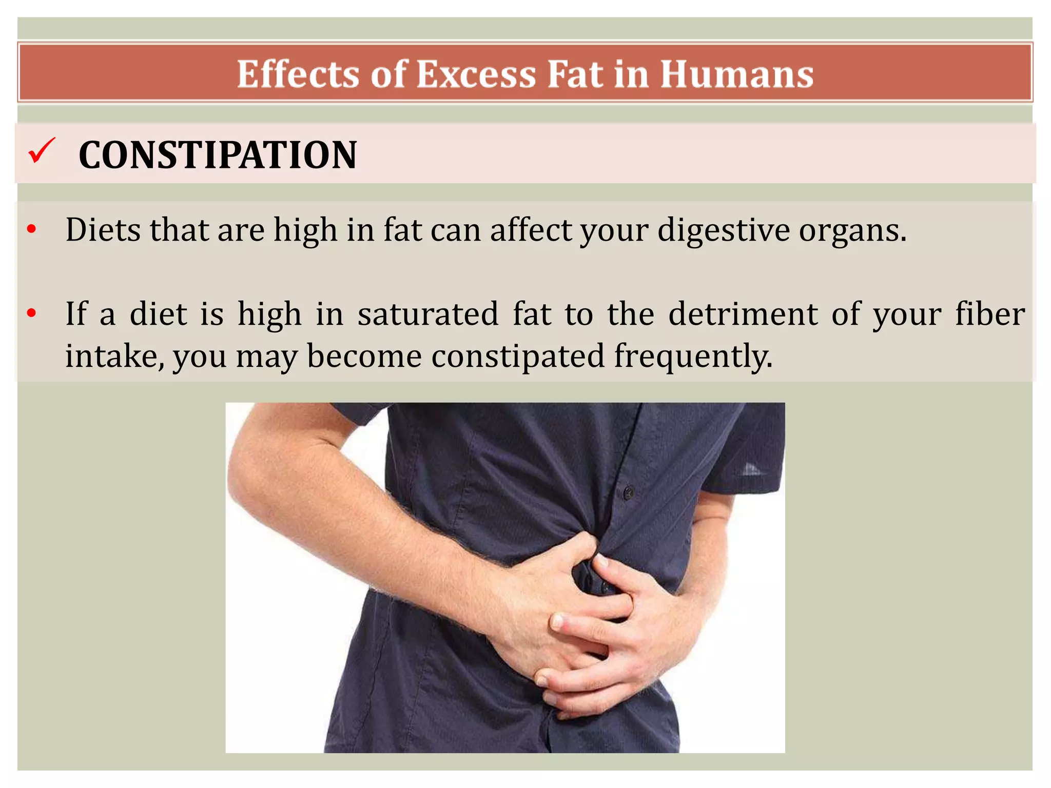 Deficiencies and Excesses of Fats | PPTX
