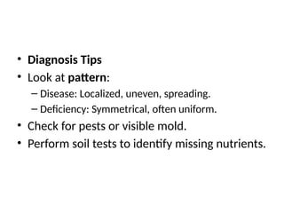 Nutrient deiciency and differences between disease and disorder | PPTX