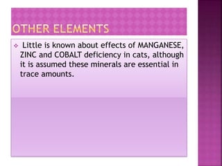 DEFICIENCY DISEASES IN FELINE AND ITS TREATMENT REGIMEN | PPTX