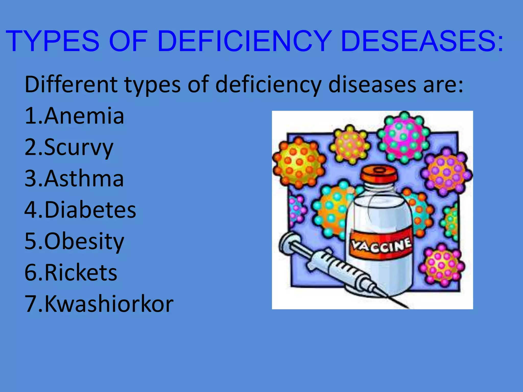 Deficiency diseases | PPTX