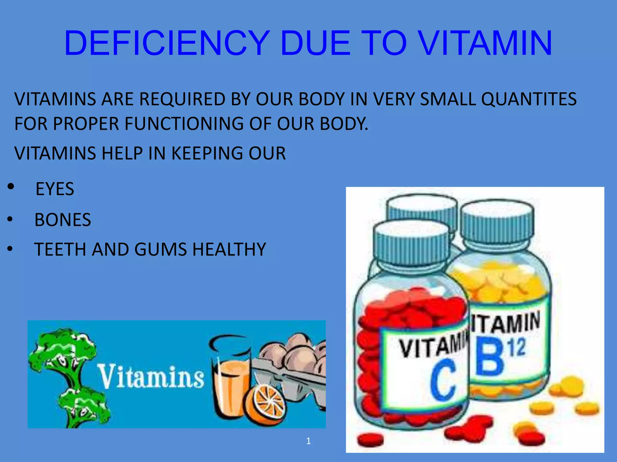 Deficiency diseases | PPTX