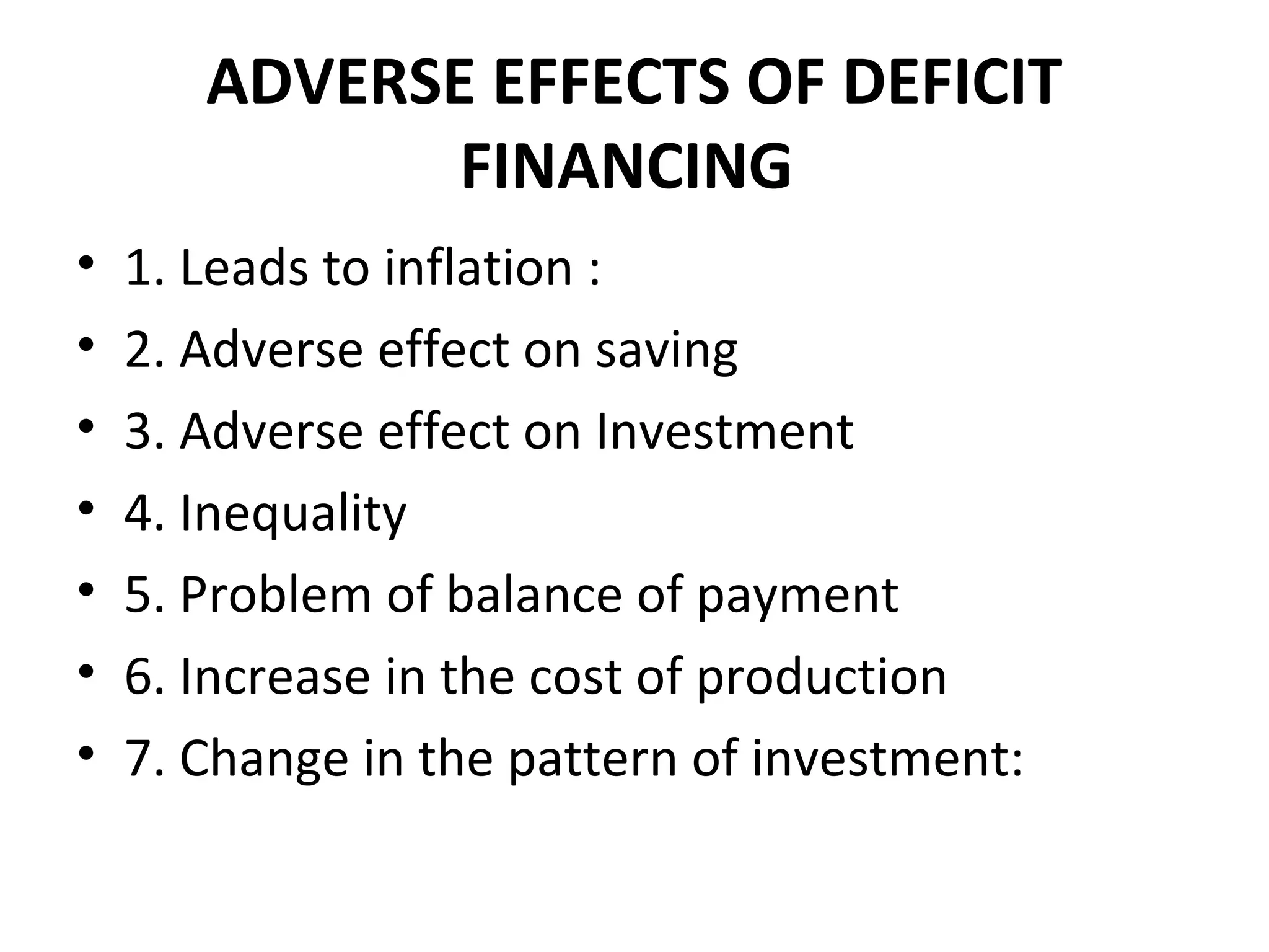 Deficit financing | PPT