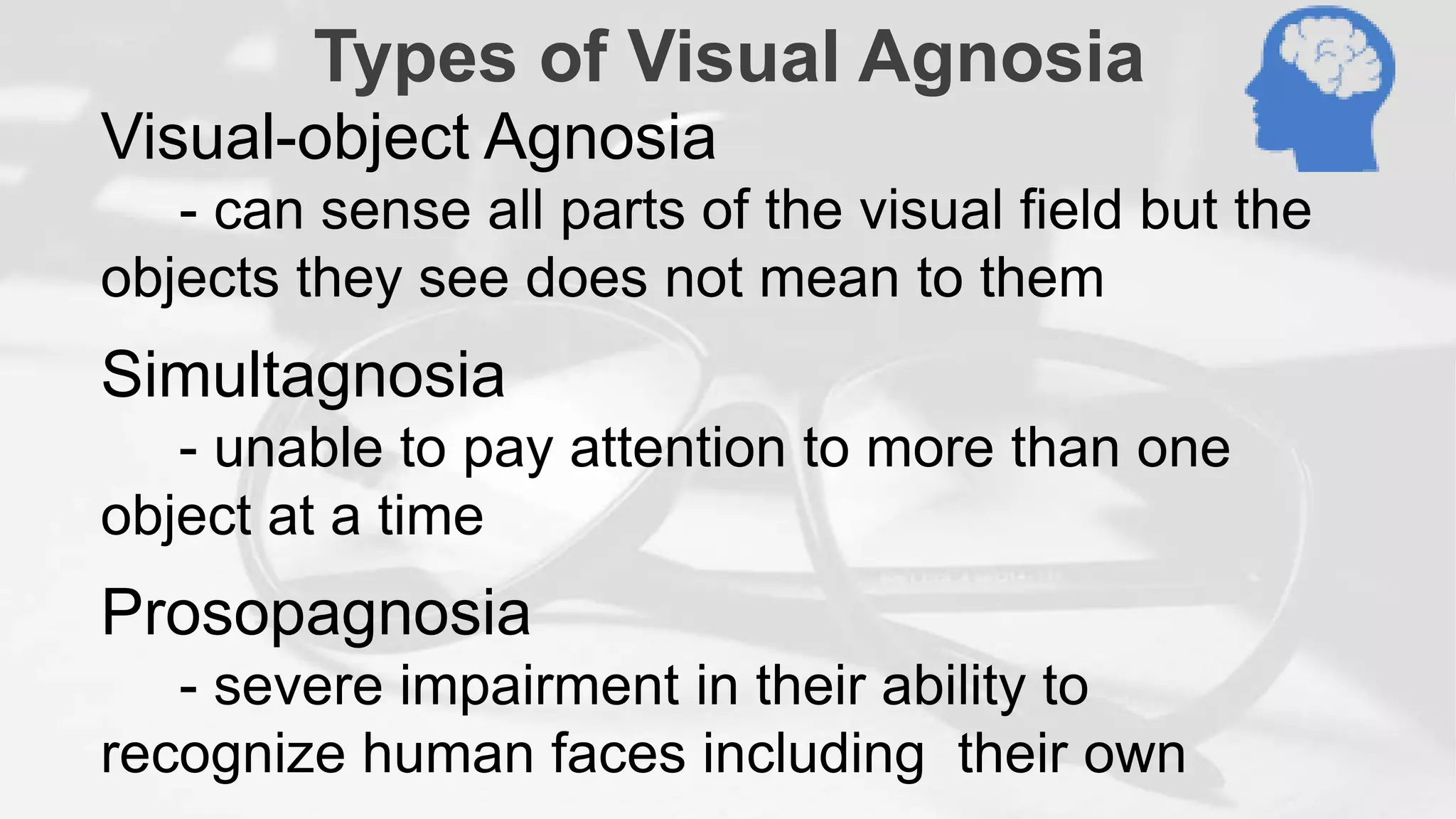 Deficits in perception | PPTX