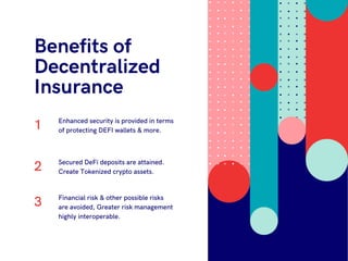 Defi insurance platform development company | PPT