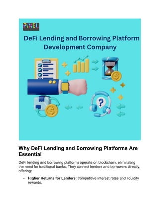 DeFi Lending and Borrowing Platform Development for Startups in 2025 (Pixel).pdf