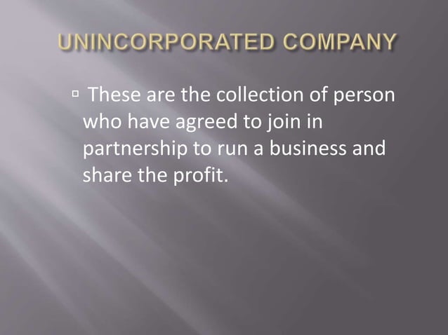 Definatin of a company | PPT