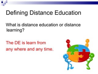 Defination of distance education | PPT