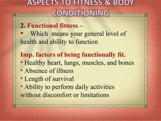 Defination of Fitness | PPT