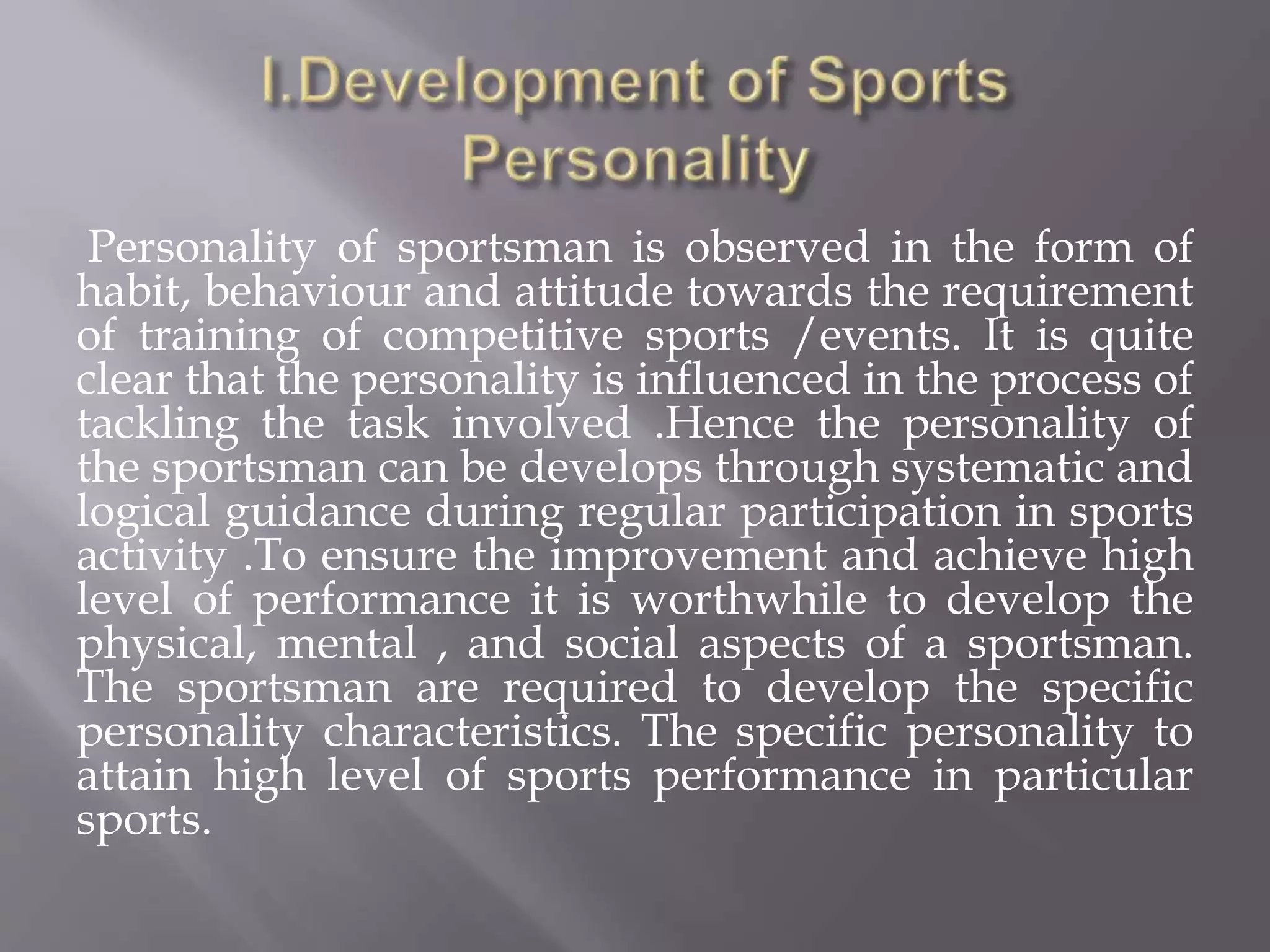 Defination and aims of sports training | PPTX