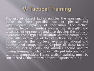 Defination and aims of sports training | PPTX