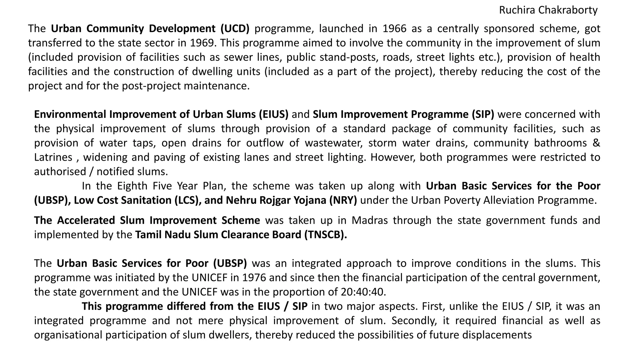 Defination and types of slums | PPTX
