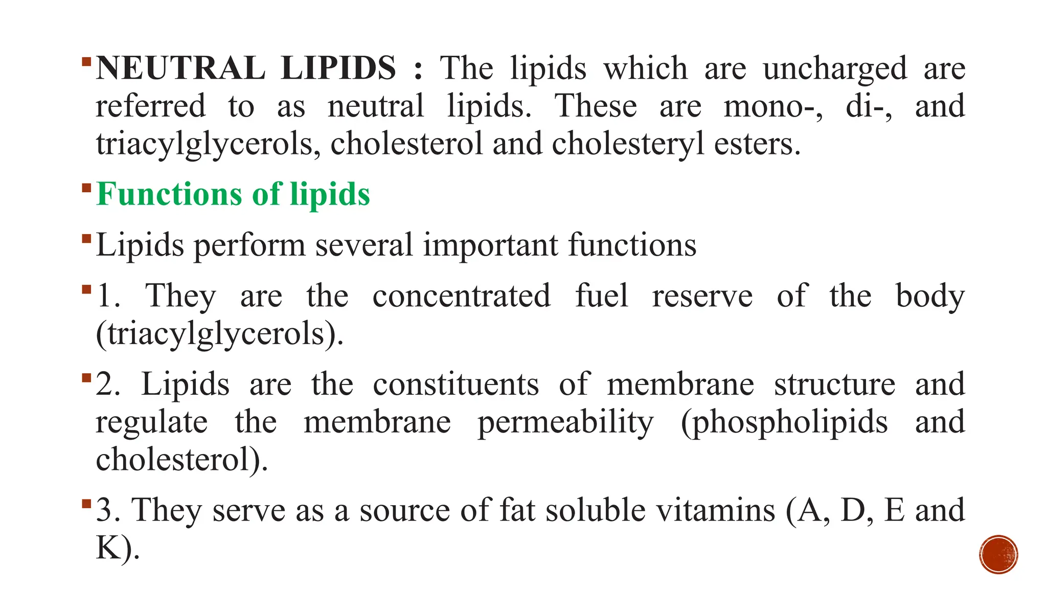 DEFINATION, CLASSIFICATION, AND FUNCTIONS OF LIPIDS.pptx