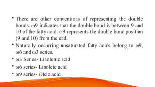 Defination, Classification & function of fatty acid.pptx