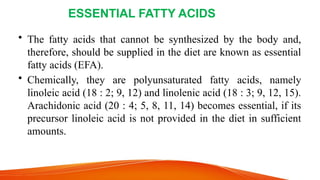 Defination, Classification & function of fatty acid.pptx