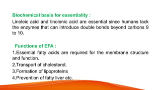 Defination, Classification & function of fatty acid.pptx