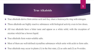 Introduction to secondary metabolites | PPTX