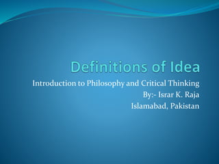 Defination of Idea.pptx