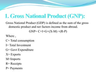 Defination of national income | PPTX