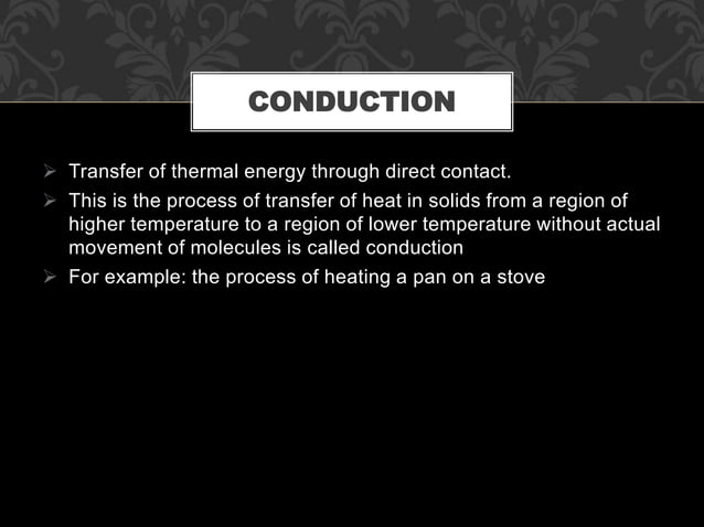 Heat loss mechanism physiology by conduction and convection | PPTX | Chemistry | Science