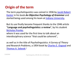 Defination & Scope of Psycholinguistics.pptx